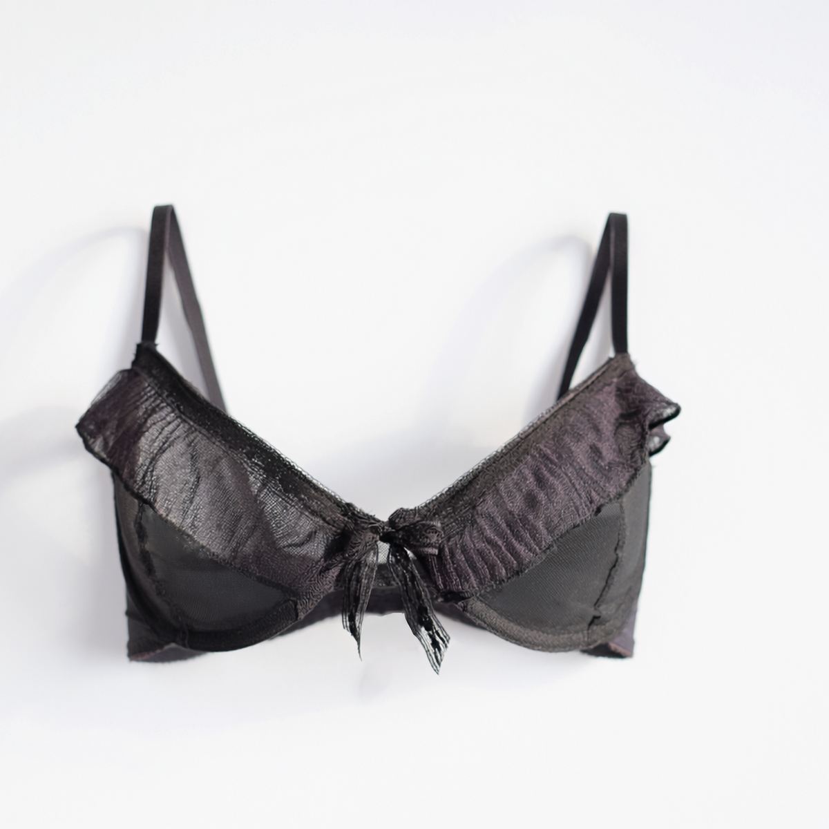 Sheer Ruffle Bra – behindcloseddrawers